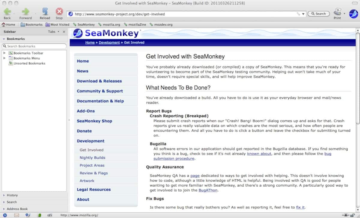 SeaMonkey, un conjunto de aplicaciones web para los que quieren aprender