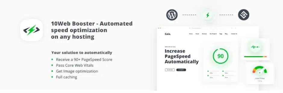 10Web Boosters, plugin para optimizar WordPress