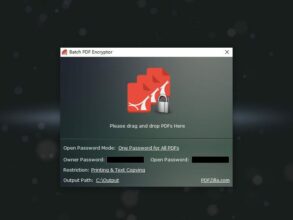 Batch PDF Encryptor, para encriptar varios archivos PDF a la vez